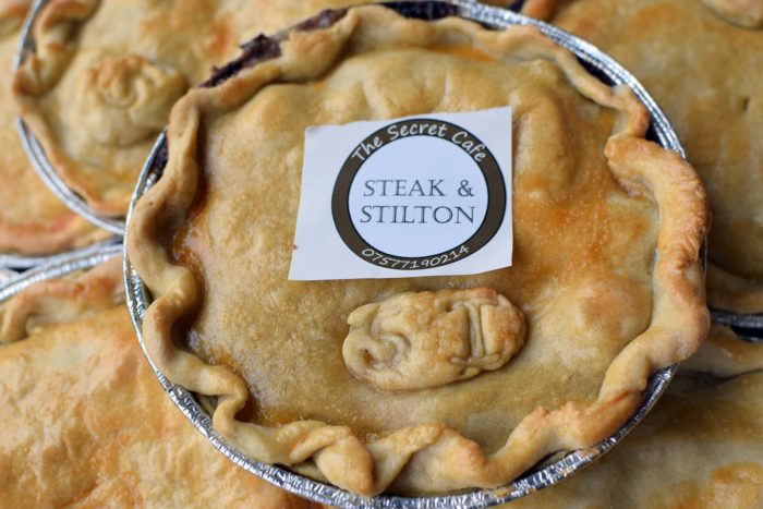 Steak & Stilton Pie - The Secret Cafe